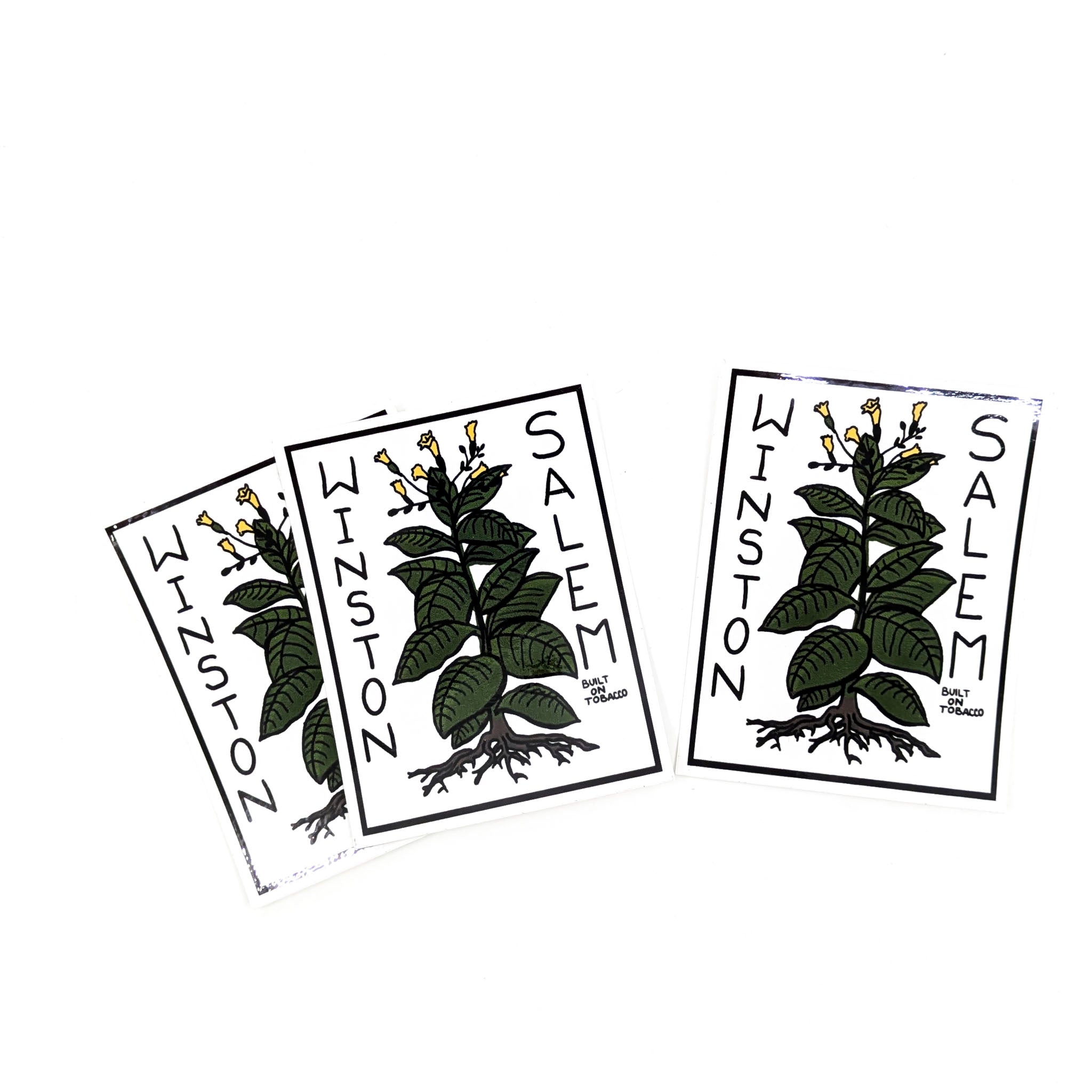 Built on Tobacco- Sticker – VISUAL INDEX